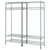 OMAR shelving unit with clothes rail galvanised - IKEA
