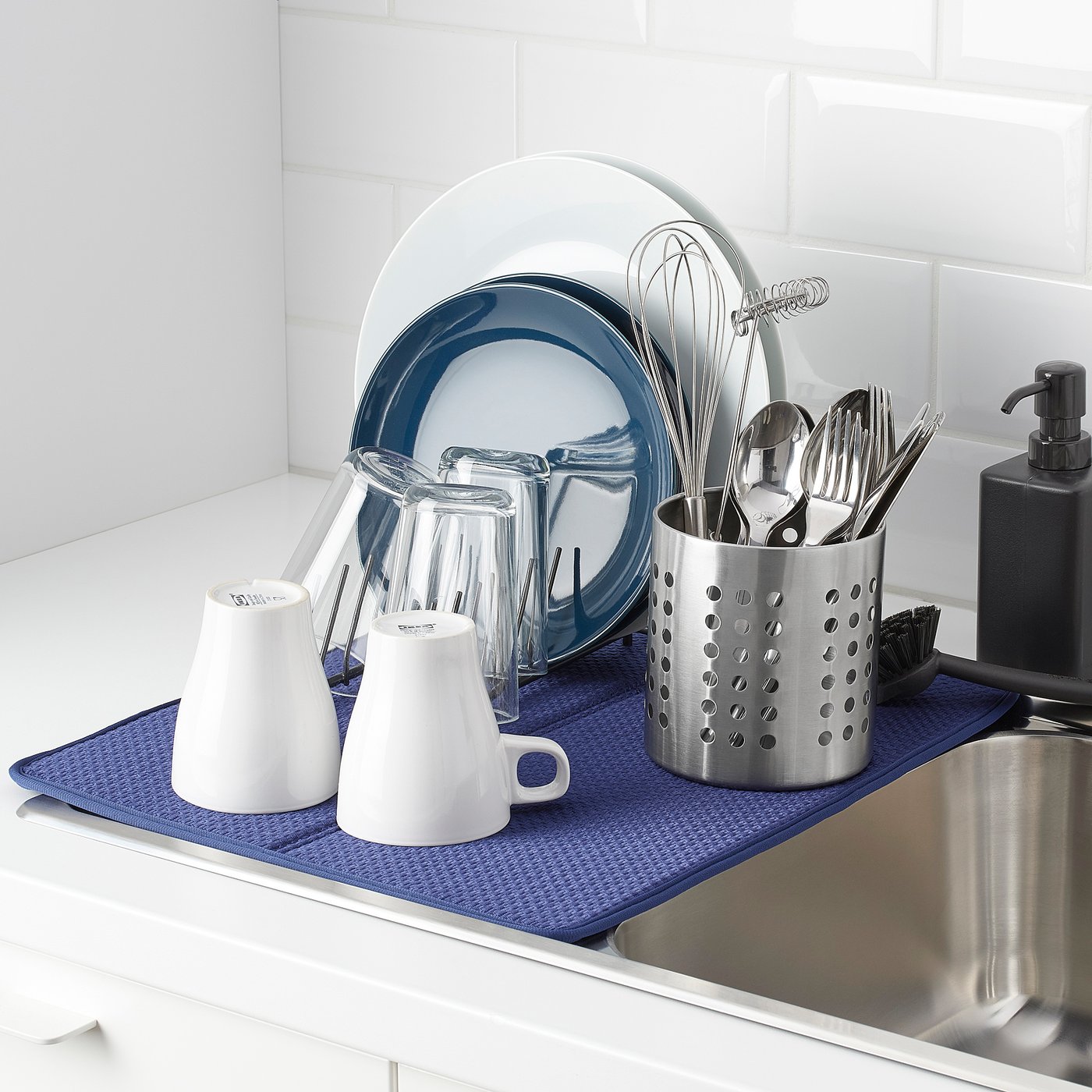 ORDNING cutlery stand stainless steel - IKEA