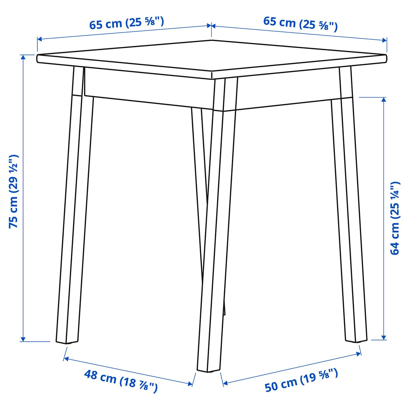 PINNTORP / PINNTORP table and 2 chairs 194.844.32 - IKEA