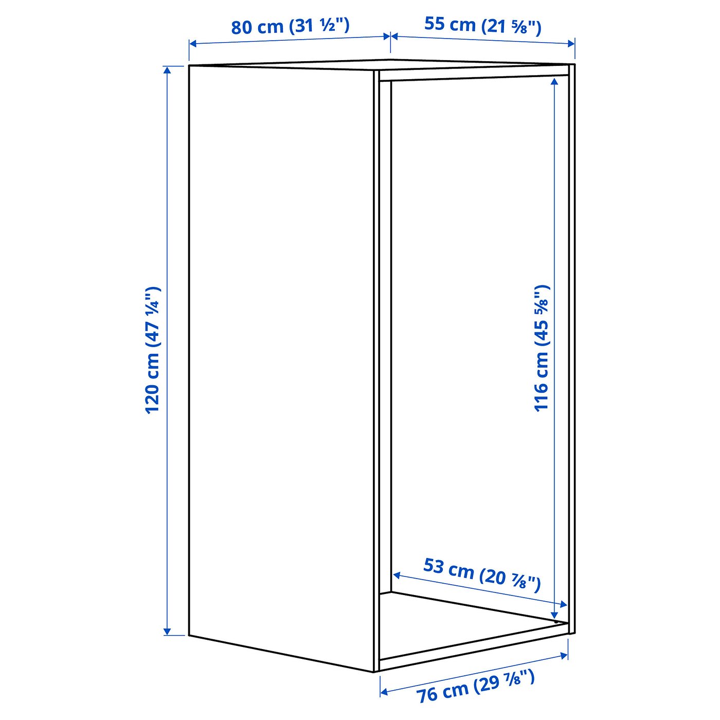 PLATSA frame white 203.862.61 - IKEA