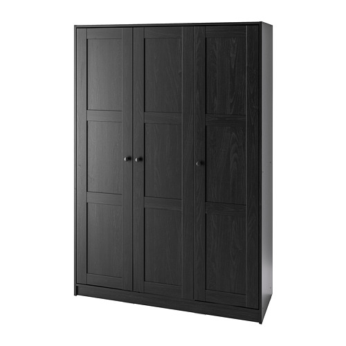 MUSKEN wardrobe with 2 doors+3 drawers white - IKEA