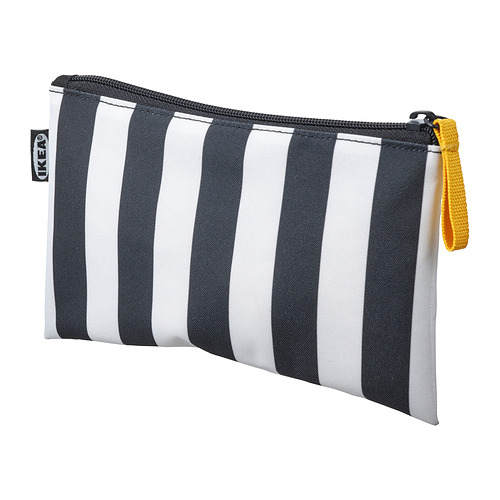 RENSARE bag check pattern/black - IKEA