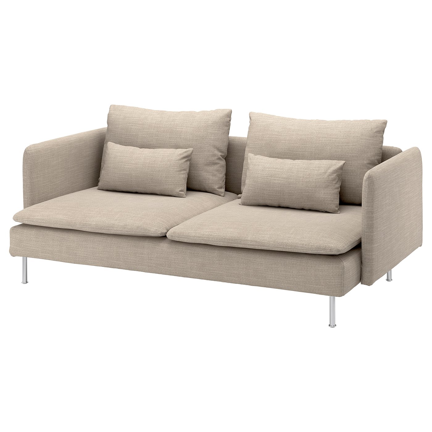 SÖDERHAMN 3-seat sofa Hillared beige - IKEA