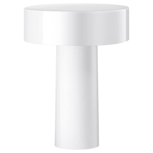 SOLVINDEN LED table lamp battery-operated/outdoor white - IKEA