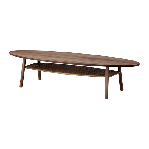 STOCKHOLM nest of tables, set of 2 walnut veneer - IKEA