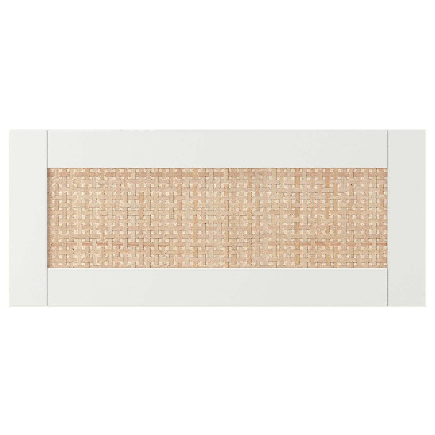 STUDSVIKEN drawer front white/woven poplar 704.728.88 - IKEA