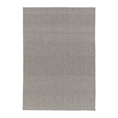TIPHEDE rug, flatwoven black/natural - IKEA