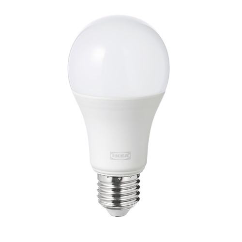 SOLHETTA LED bulb E27 1521 lumen dimmable/globe opal white - IKEA