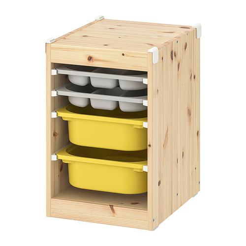 BERGIG book display with storage white - IKEA