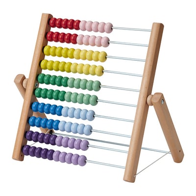 UNDERHÅLLA 40-piece wooden building block set multicolour - IKEA