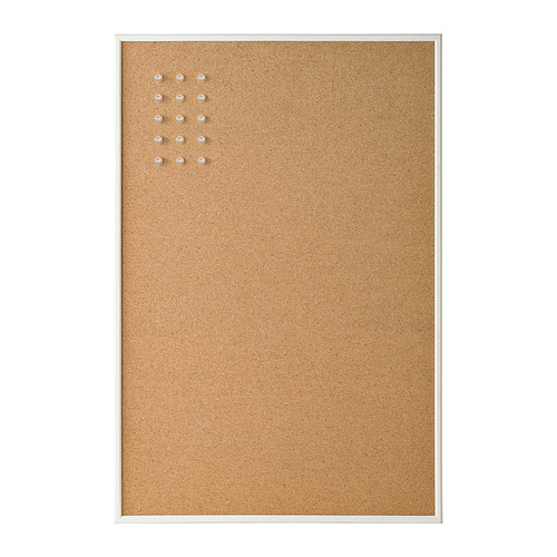 SVENSÅS memo board with pins beige - IKEA