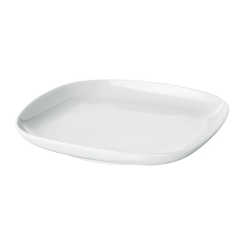 ENTUSIASM side plate patterned/blue 005.053.59 - IKEA