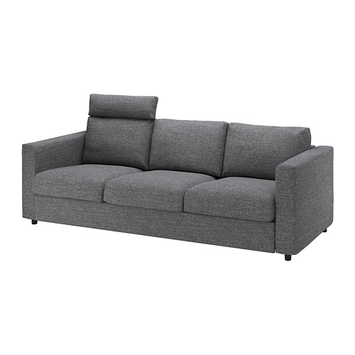 KIVIK 3-seat sofa Tibbleby beige/grey 594.405.92 - IKEA