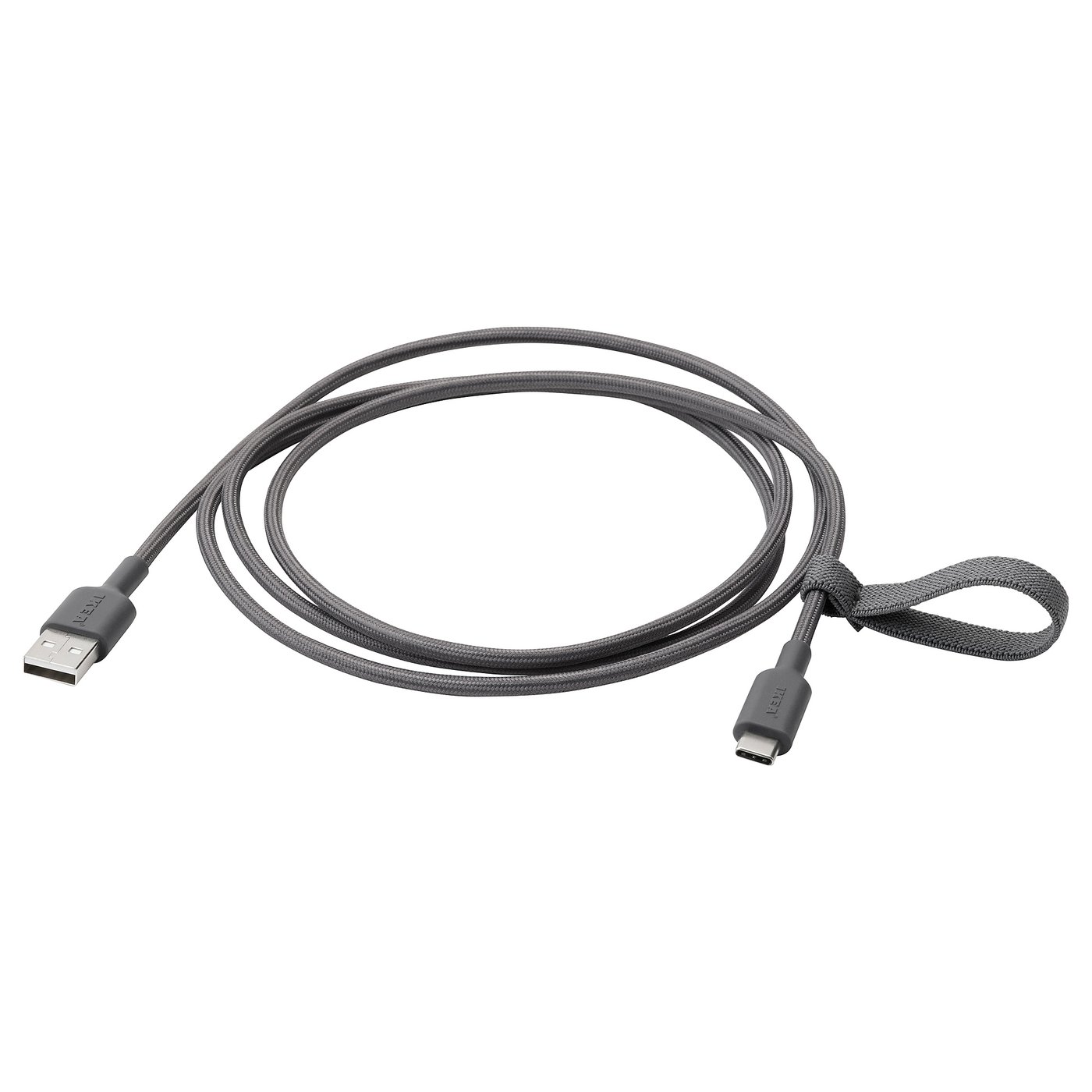 LILLHULT 利尔胡特 USB-A转USB-C 深灰色 - IKEA