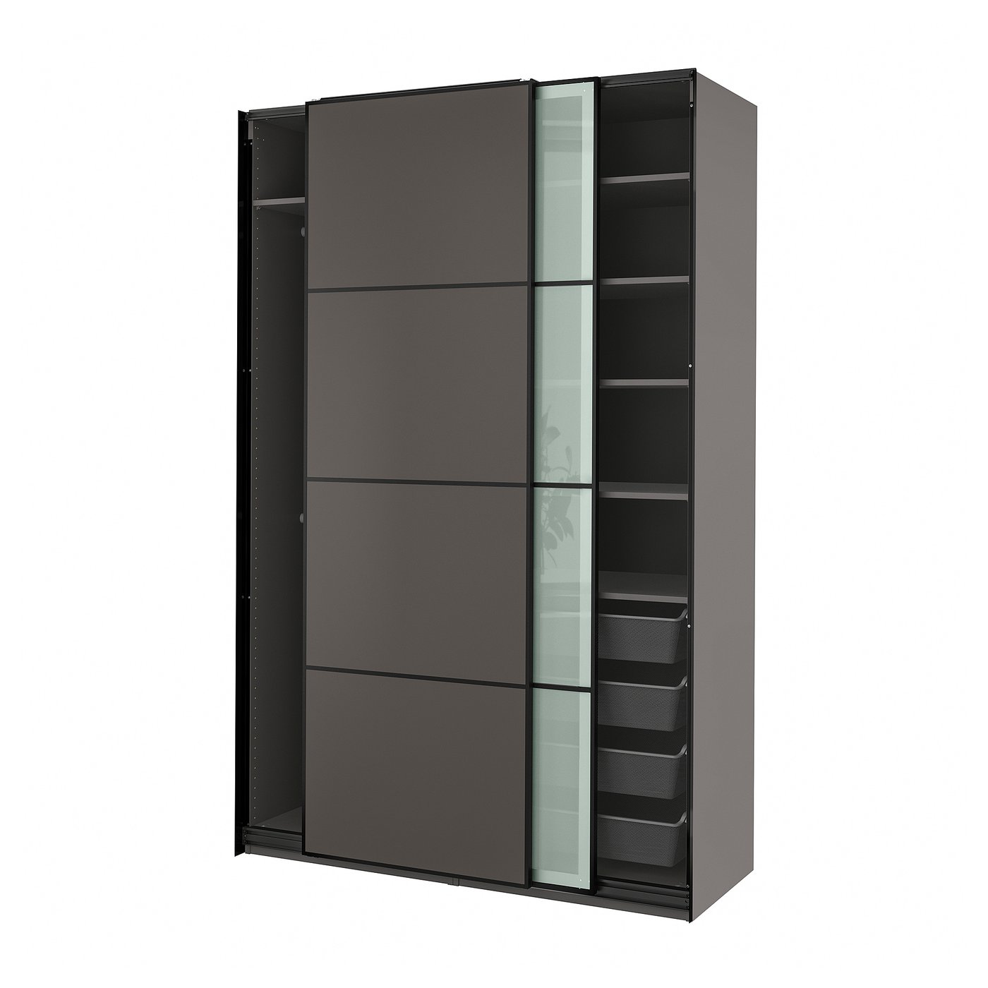 宜家PAX 帕克思 / MEHAMN/SEKKEN 马汉姆/赛肯 衣柜组合 694.325.63 - IKEA