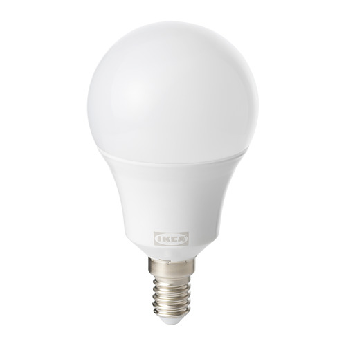 宜家SOLHETTA 索海塔 LED灯泡 E27 470流明 球形 乳白色 - IKEA