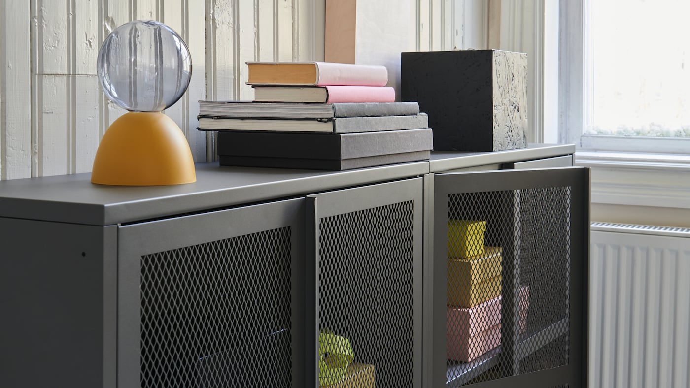 Ivar grey mesh store