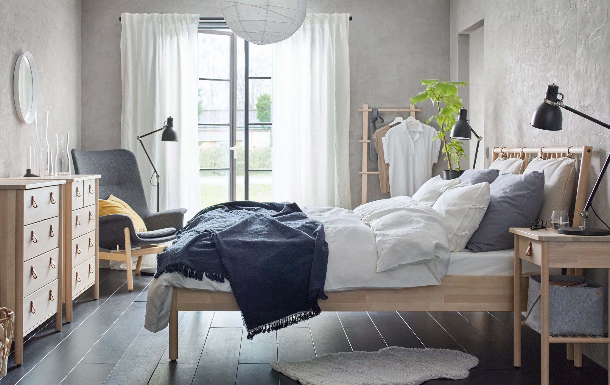 The new BJORKSNAS bedroom furniture IKEA